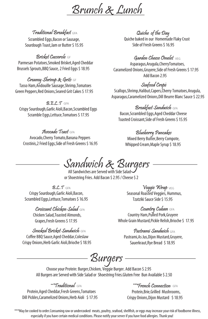 Brunch & Lunch – Flair Fusion Restaurant